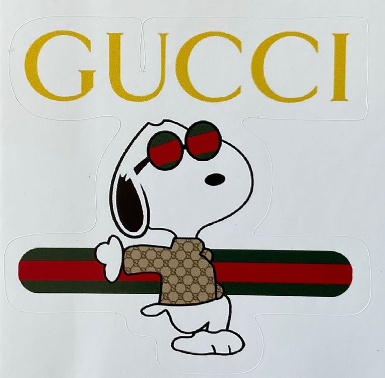 Gucci Snoopy Sticker, Aufkleber | Kaufen auf Ricardo