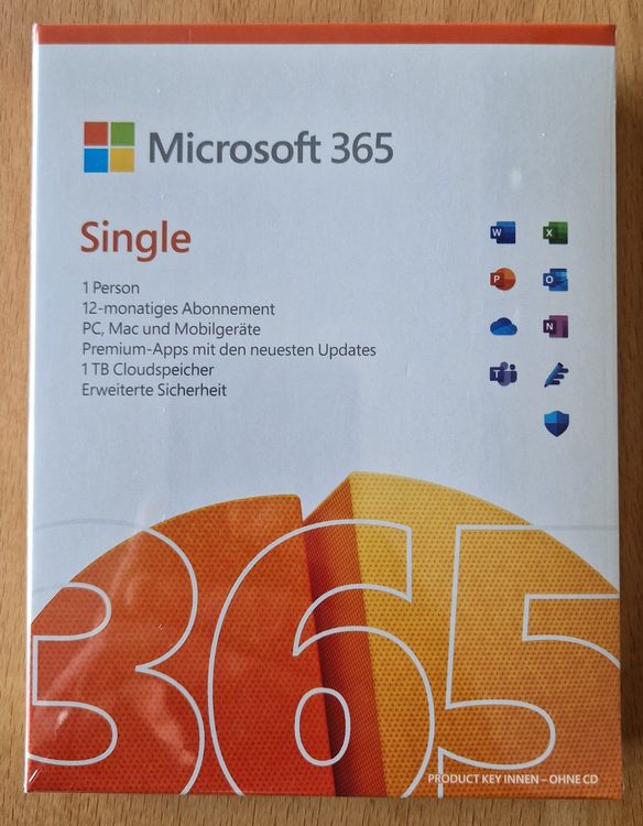 Microsoft Office 365 Single - Lizenz 1 Jahr | Kaufen auf Ricardo