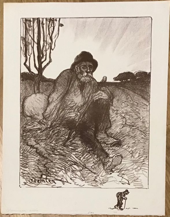 Théophile Alexandre STEINLEN Orig. Probe Litho 20. er. Jahre (Gebraucht ...