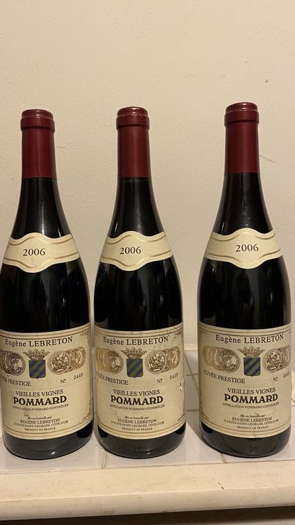 Pommard app Eugene Lebreton corvée Prestige 3 bott (Neu (gemäss ...