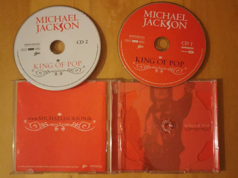 MICHAEL JACKSON -2CD KING OF POP/BEST Of/ GERMAN EDITION | Kaufen auf Ricardo