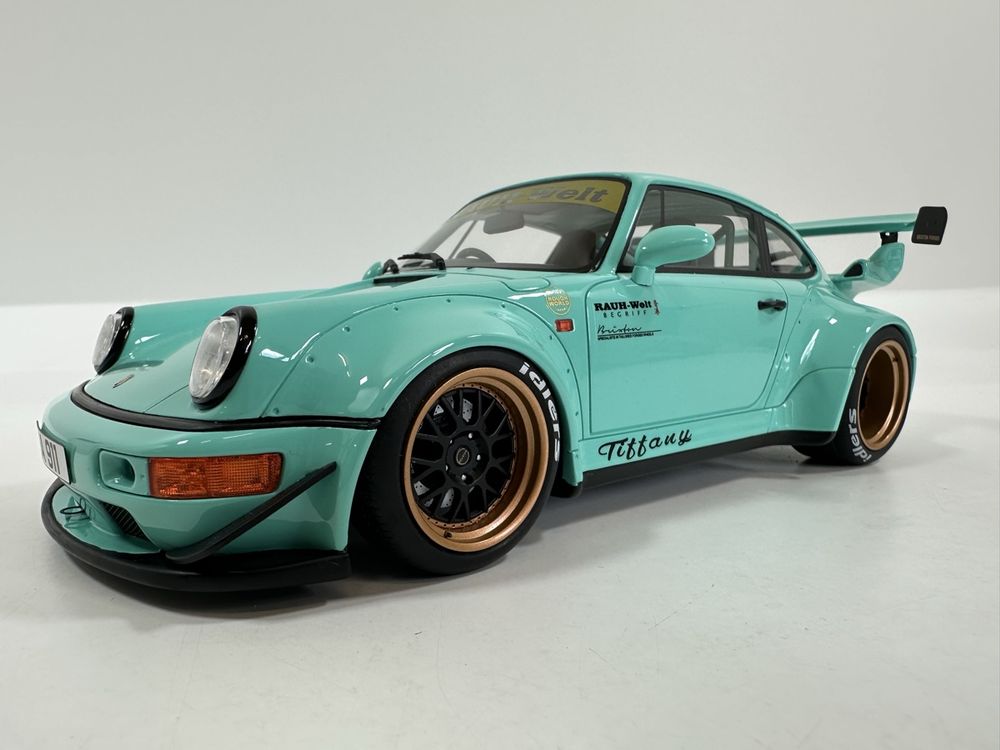 Porsche 911 (964) RWB Tiffany 1:18, limitiert, GT-Spirit,OVP (Gebraucht ...