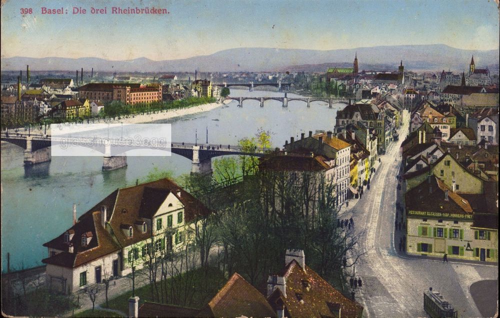 AK Basel: Die drei Rheinbrücken | Kaufen auf Ricardo