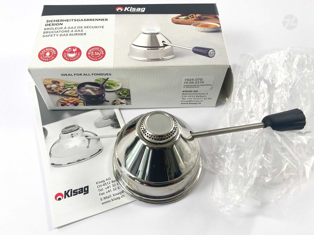 KISAG Sicherheitsgasbrenner Gasbrenner Rechaud Brenner OVP | Kaufen auf Ricardo