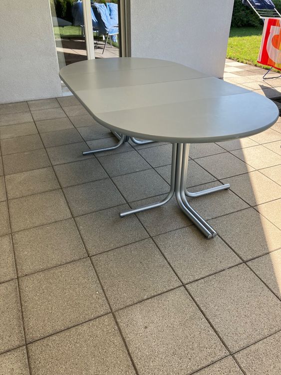 Ausziehtisch Gartentisch oval grau (Gebraucht) in Luzern für CHF 1 ...