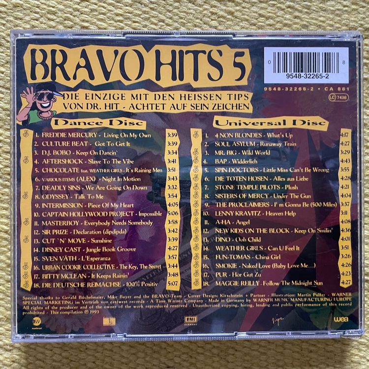 BRAVO HITS-2CD BRAVO HITS 5 (Gebraucht) in Rorschacherberg für CHF 4.9 ...