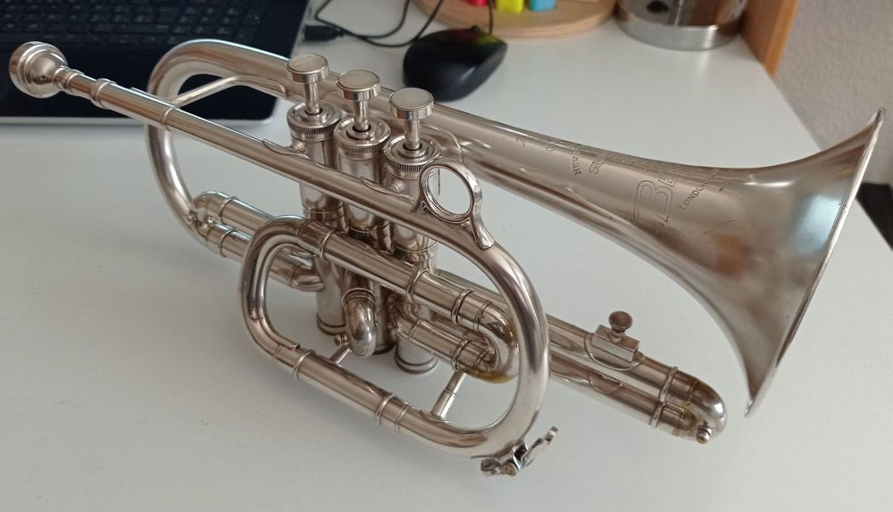 Besson B-Cornet Class A > No 409191 " Made in England " | Kaufen auf ...