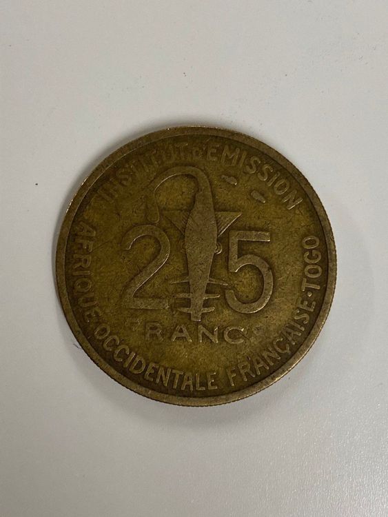 Franz.-Westafrika 25 Francs 1957 | Kaufen auf Ricardo