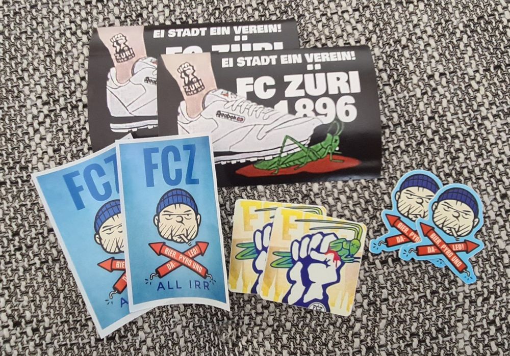 Fcz fc zürich südkurve stickers (Neu (gemäss Beschreibung)) in Zürich ...