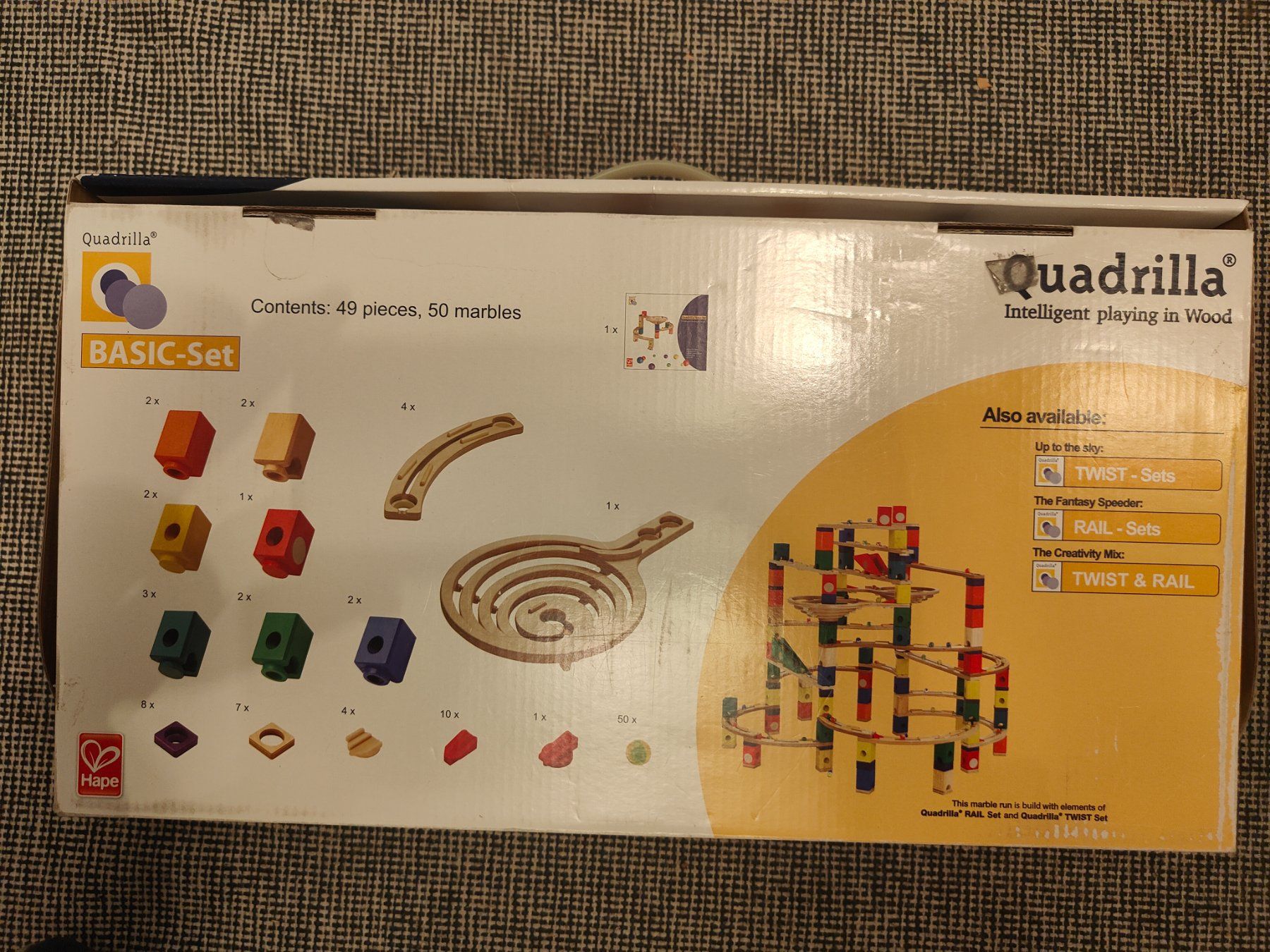 Quadrilla Murmelbahn BASIC-Set, Holz, Top Zustand! (Gebraucht) in ...