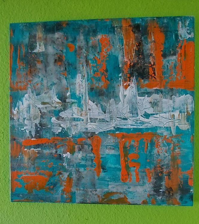Bild,Struktur,Unikat von mir selbstgemalt 50×50 (Gebraucht) in Riehen für CHF 35 – mit Lieferung ...