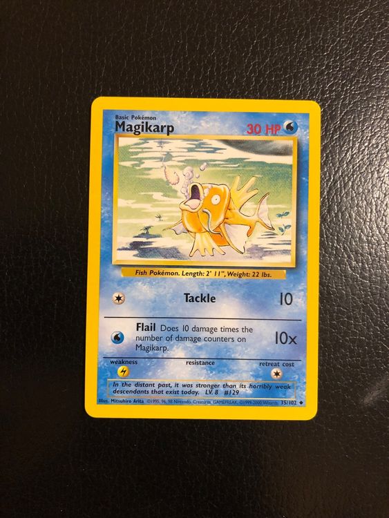 Base Set Magikarp 35/102 Ab 1 | Kaufen auf Ricardo