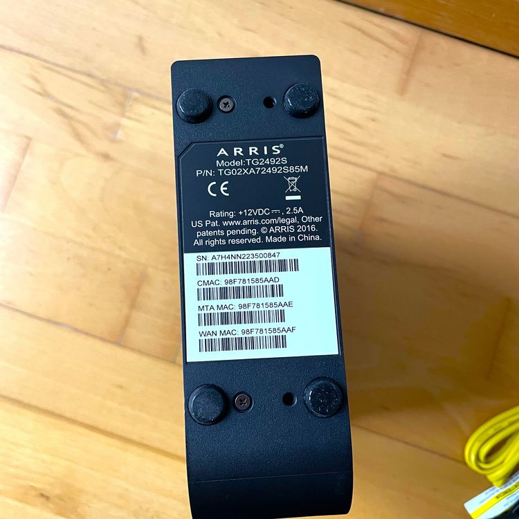 Arris TG2492S WLAN Router / Kabelrouter / Modem (Gebraucht) in Aarburg ...