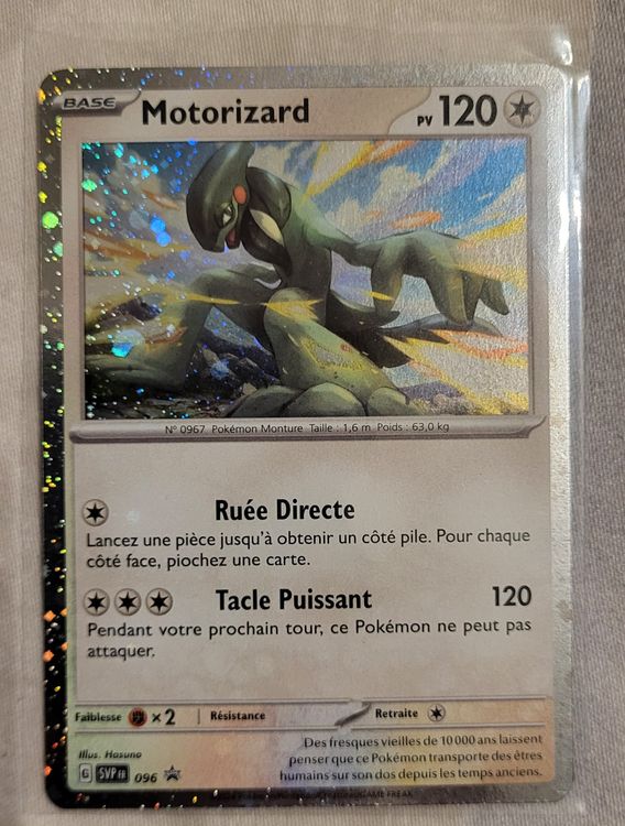 Motorizard SVP 096 Pokémon Black Star Promo Carte Français | Kaufen auf ...