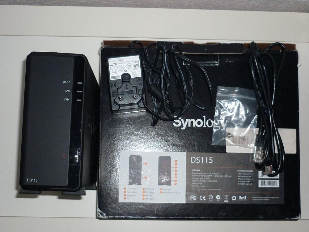 Synology DS115 (ohne HDD) (Gebraucht) in Frick für CHF 30 – mit ...