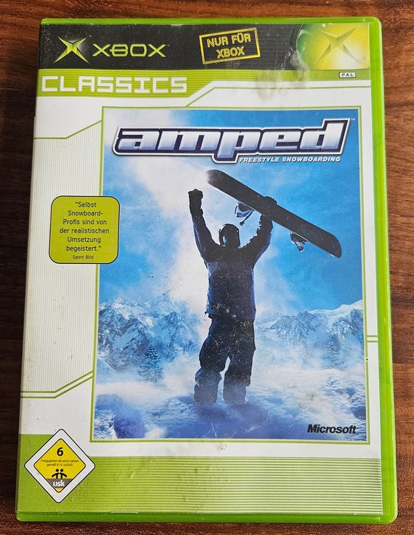 Xbox Spiel Amped Snowboarden Klassiker USK 6 (Gebraucht) in Rubigen für ...