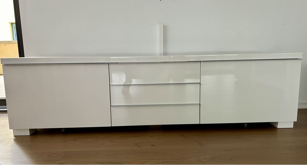 Imagedetailikea Tv Bank Unterschrank Wei Weiss Hochglanz Besta Burs In 2022 09 01152235