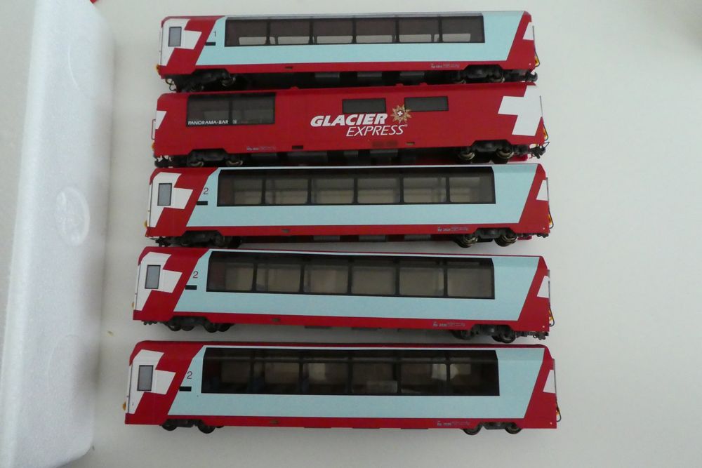 Bemo Glacier Express H0m (5 Wagen) (Gebraucht) in Weinfelden für CHF 280 – mit Lieferung auf ...