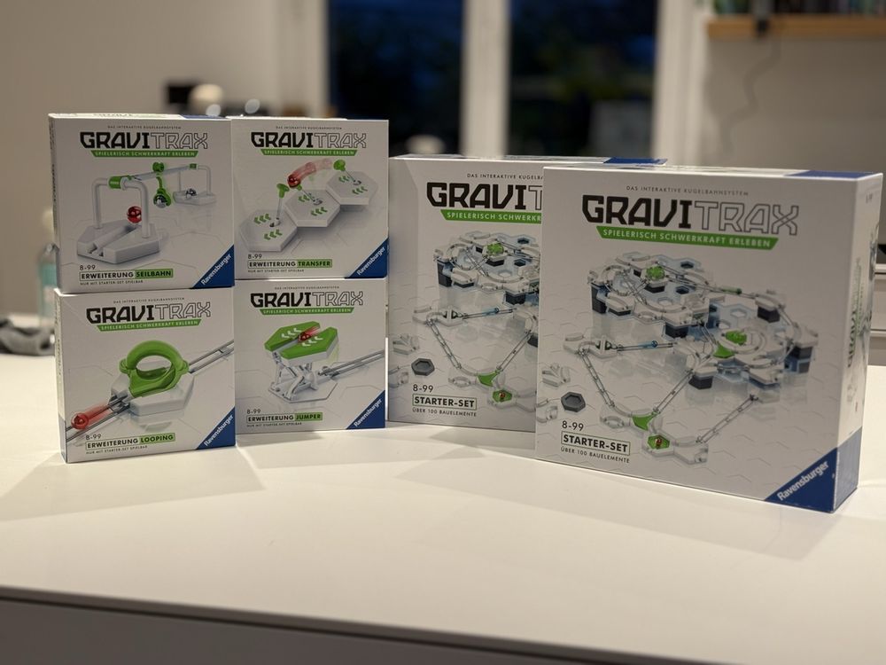 GraviTrax Starter-Set mit Erweiterungen, Top Zustand! (Neu (gemäss Beschreibung)) in Bremgarten ...