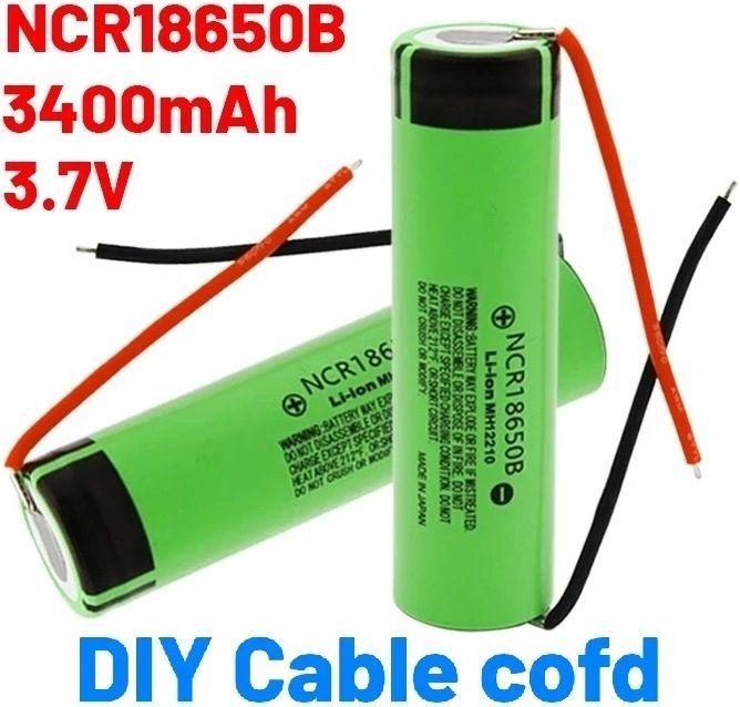 NCR18650B MH12210 3400mAh 3,7V 18650 Li-Ion Akku (Neu (gemäss ...