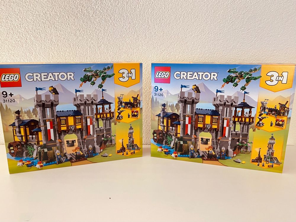 LEGO Creator 31120 Mittelalterliche Burg 3-in-1 | Acheter sur Ricardo
