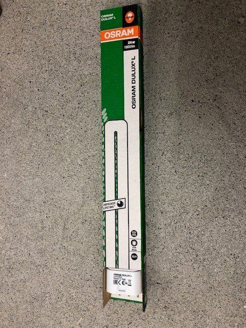 Osram DULUX L 24W/840/4p/1800lm, Sockel 2G11 (Neu und originalverpackt ...