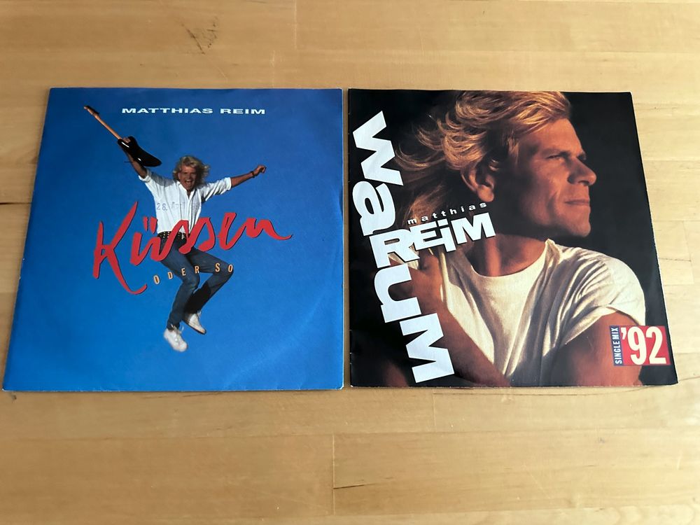 MATTHIAS REIM tolle rare Singles Kult Top 90's Deutsch Rock (Gebraucht ...