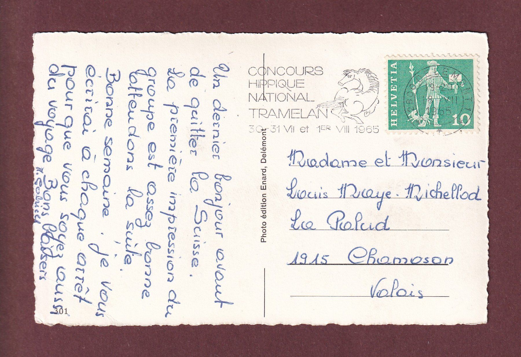 DELEMONT - Pont de la Maltière - 1965 // pli d'angle // (D'occasion) à ...