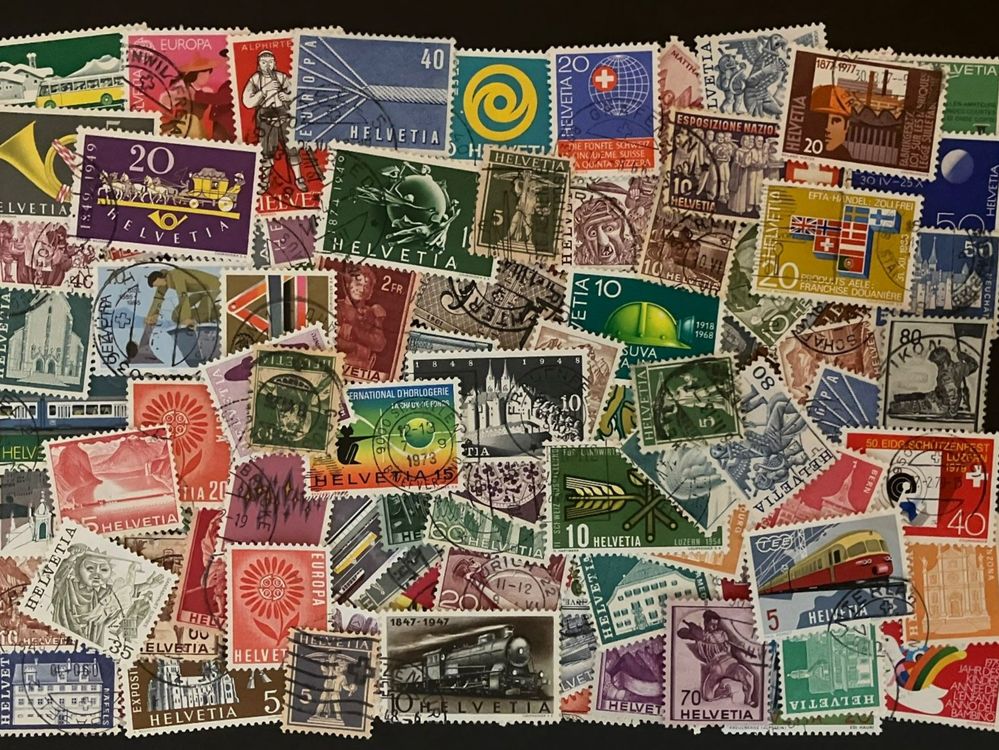 Briefmarken Schweiz (100 Stück), Top Qualität (Gebraucht) in ...