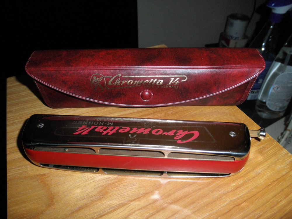 Mund-Harmonika HOHNER Chrometta 14 Original 60er (Gebraucht) in ...