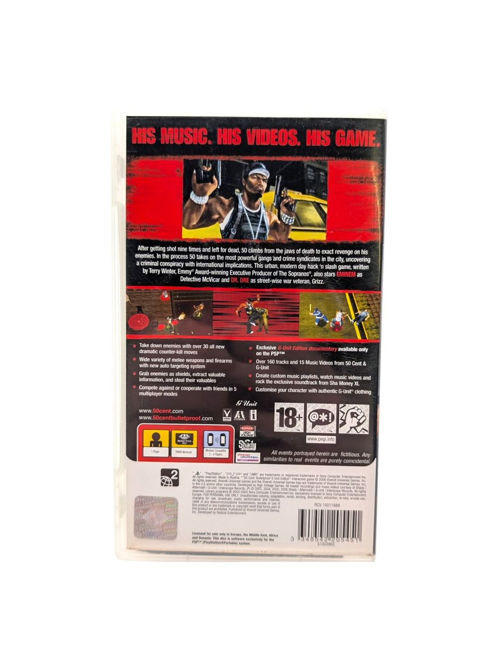 50 Cent: Bulletproof PlayStation Portable (PSP) (Gebraucht) in Domat ...