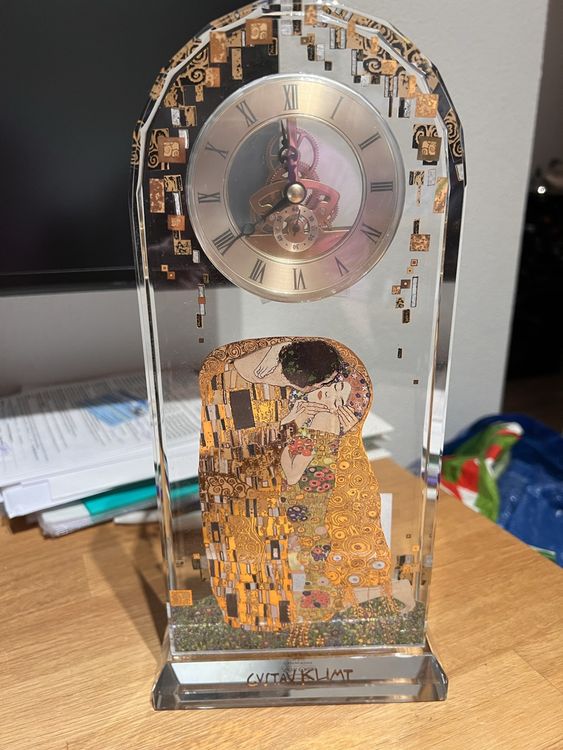 The Kiss - Deskclock Goebel Uhr Klimt (Neu und originalverpackt) in ...