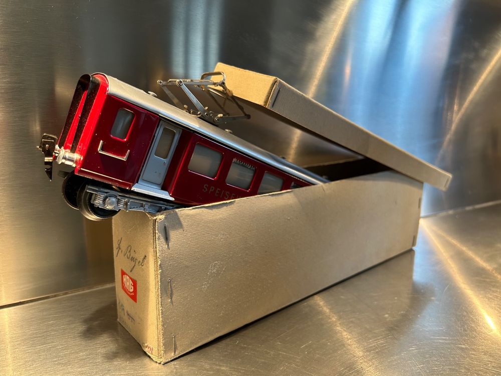 HAG für Märklin Spur 0, Speisewagen Rot, exzellent. | Acheter sur Ricardo