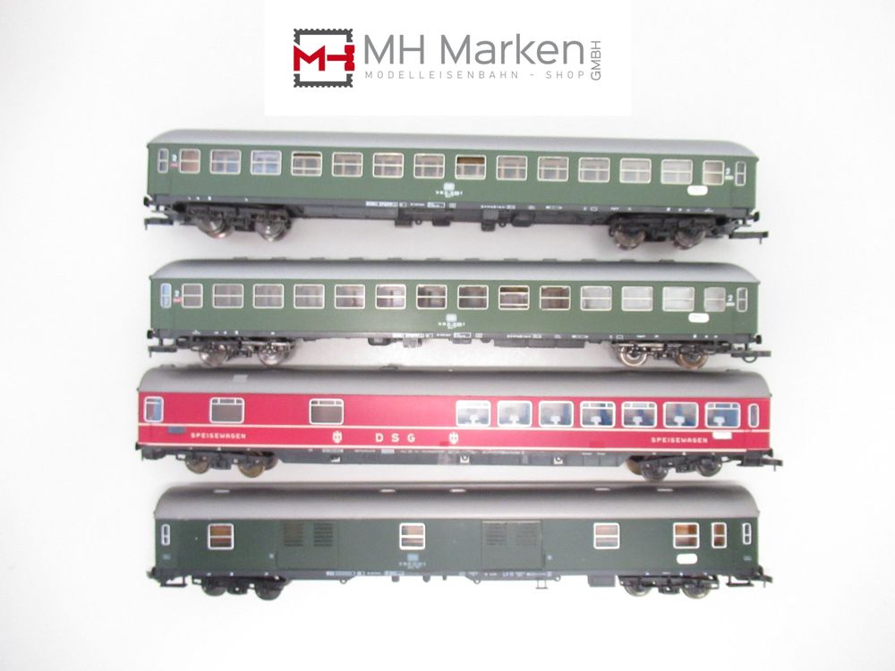 Roco 4-teiliges Reisezugwagenset DB Ohne OVP DC GS H0 | Kaufen auf Ricardo