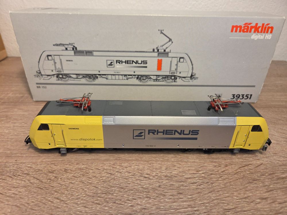 Märklin 39351 E-Lok BR 152 Rhenus Digital Sound H0 (D'occasion) à St-Aubin-Sauges pour CHF 169 ...