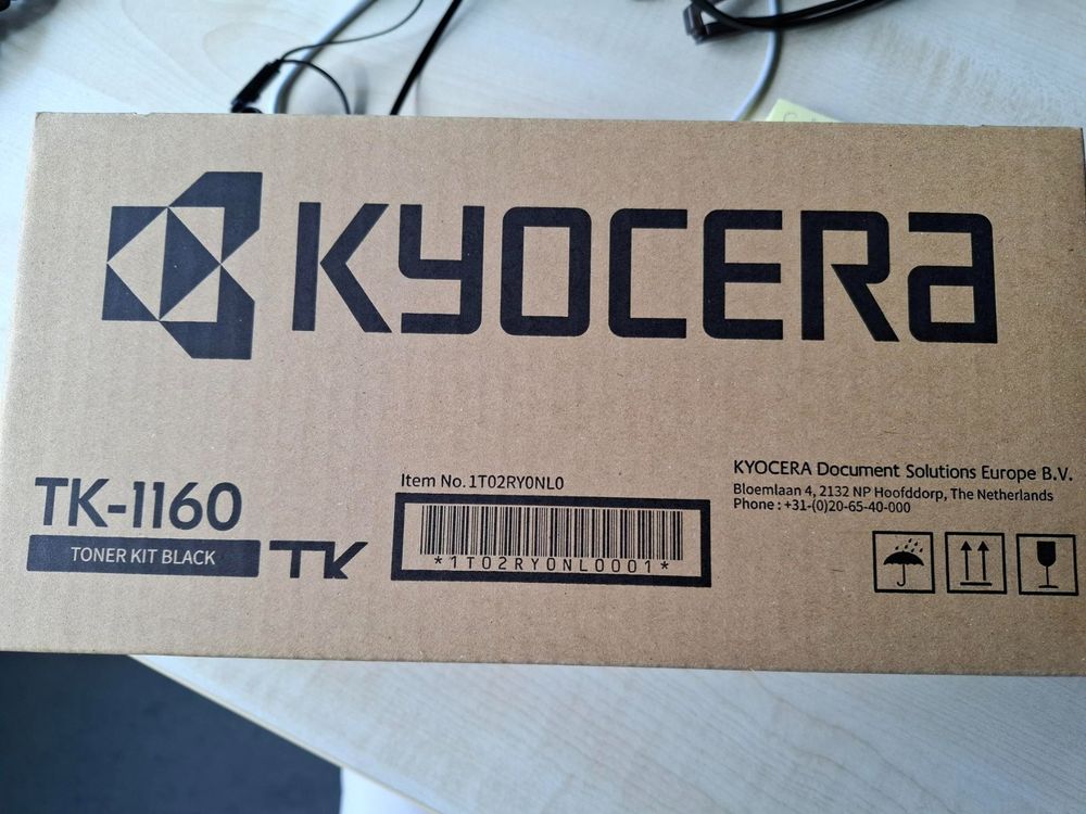 Kyocera TK-1160 Toner Kit Black (Neu und originalverpackt) in ...