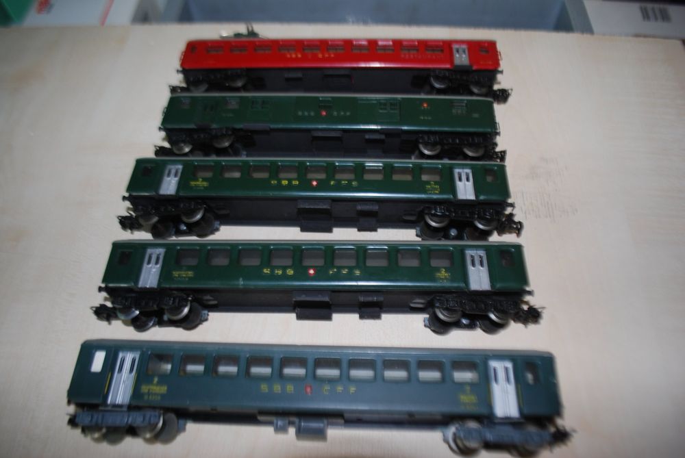 HAG SBB / CFF Personenzug 5- teilig AC (Gebraucht) in für CHF 50 – mit ...