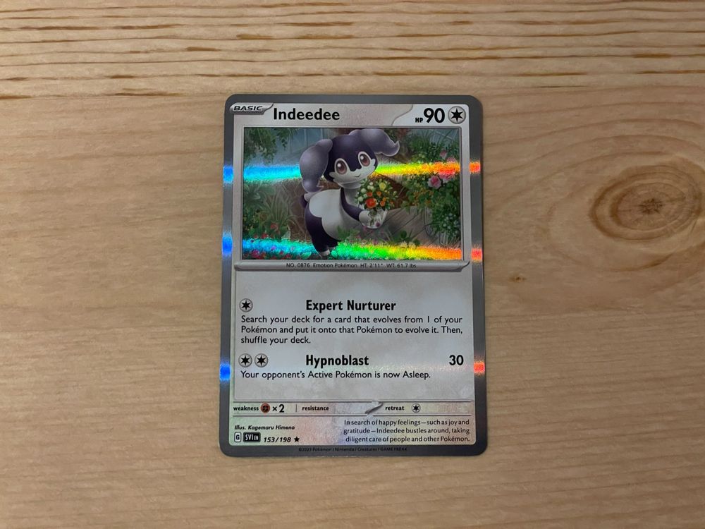Indeedee Holo EN Scarlet & Violet Pokemon | Kaufen auf Ricardo