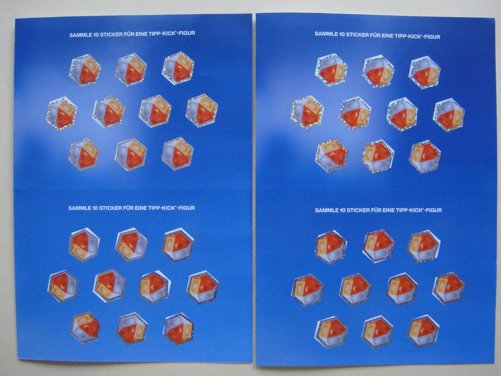 40 Sticker - Migros Tipp-Kick Mania | Kaufen auf Ricardo