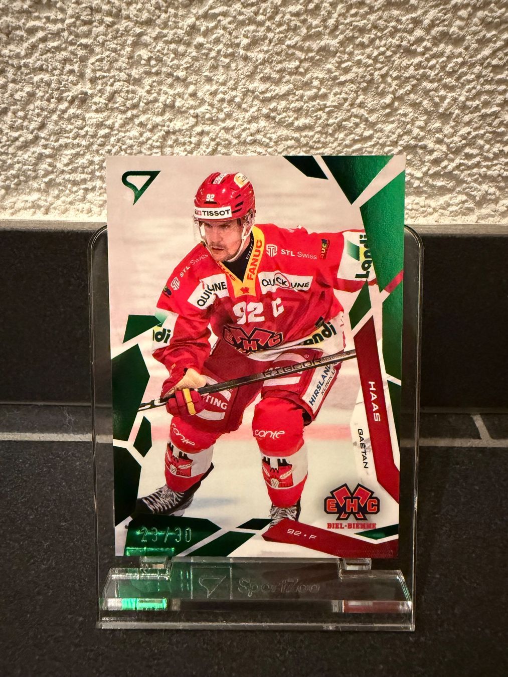 Gaëtan Haas /30 EHCB Biel Bienne Gaetan Sportzoo 2025 2026 (Neu (gemäss ...