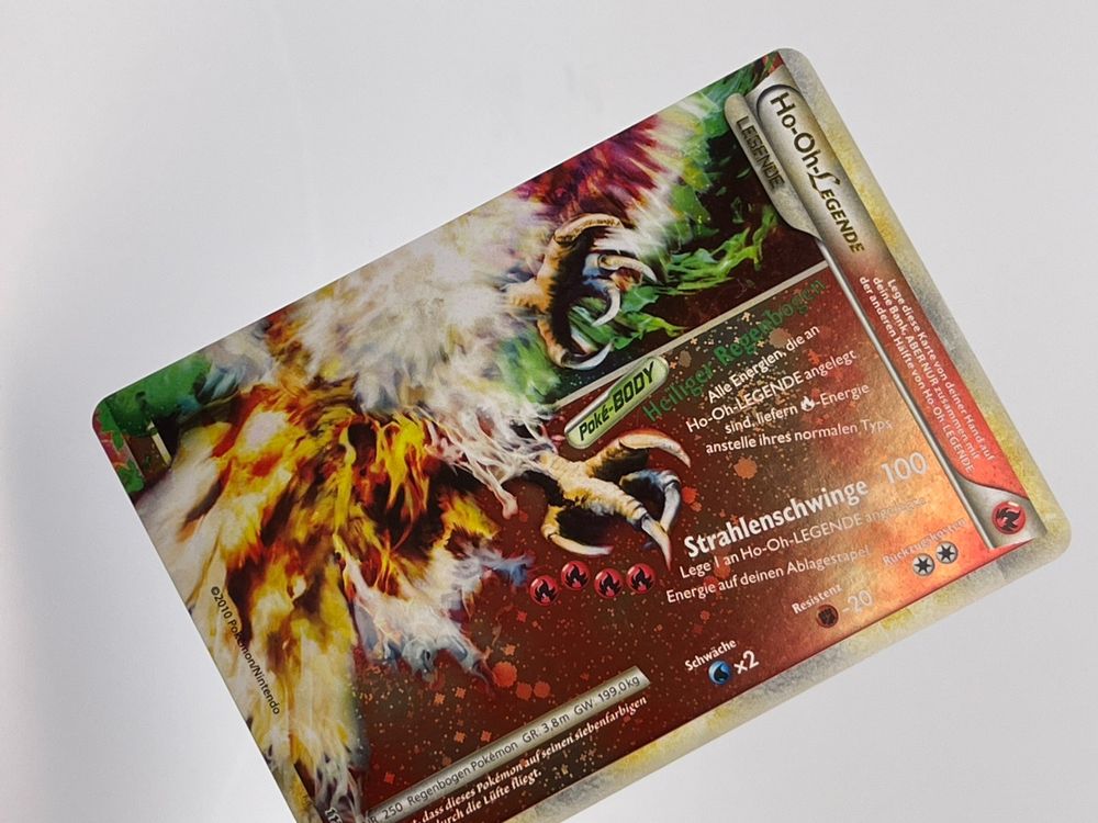 Ho-Oh Legende 112/123 Ultra Rare Heart Gold Soul Silver (Neu (gemäss ...