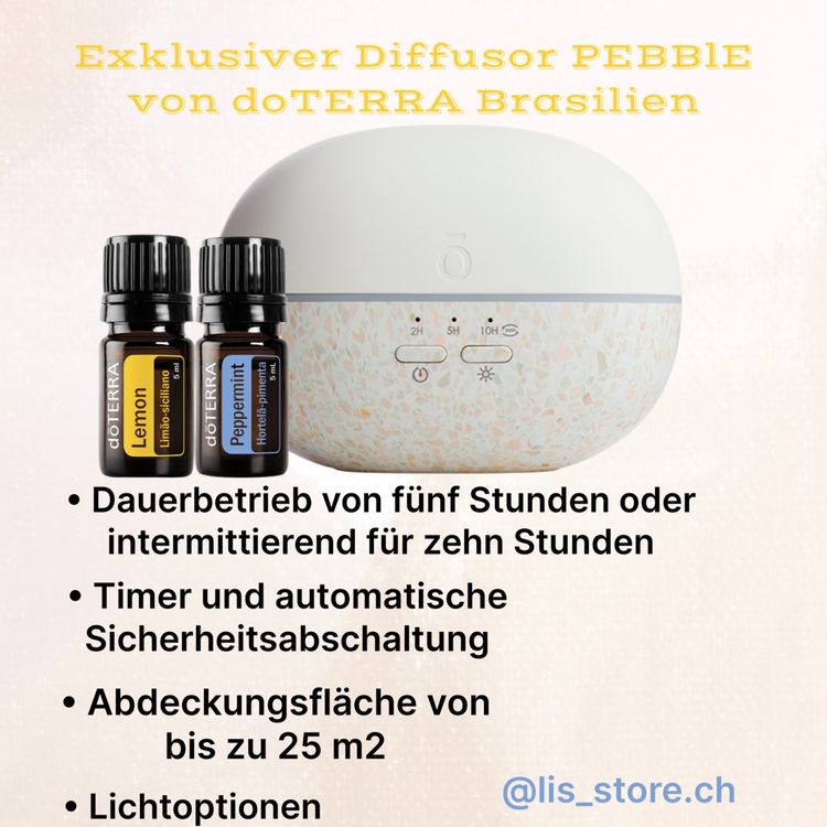 PEBBLE Exklusiver Diffuser doterra l EU Anschluss (Neu und ...