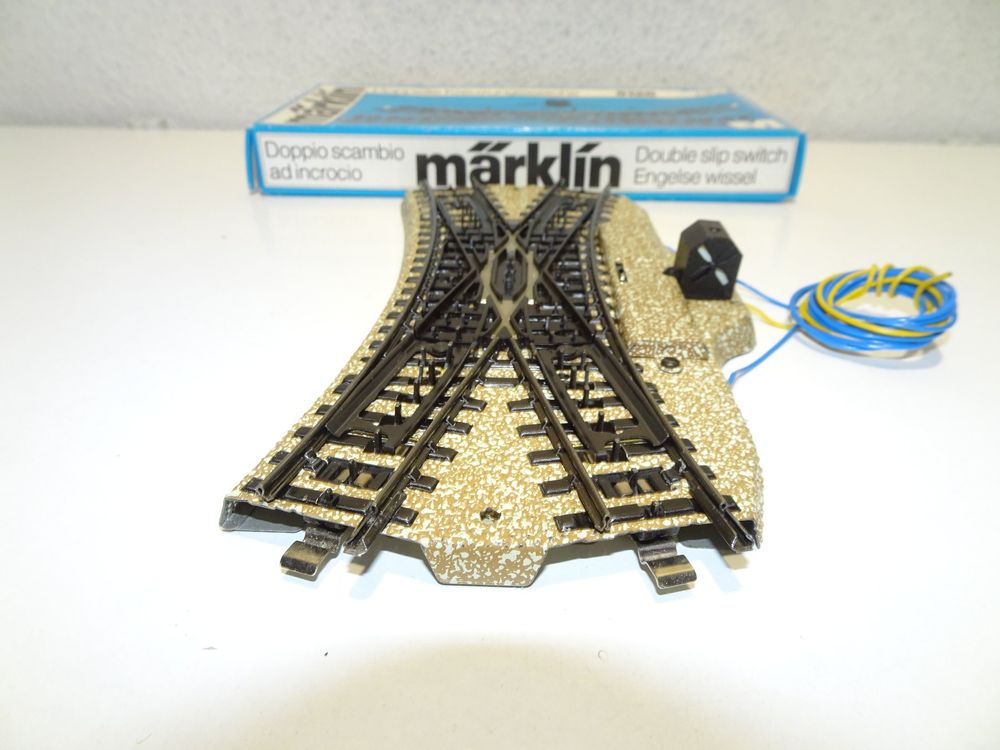 Märklin M-Gleis Doppelte Kreuzungsweiche HO 5128 (W3) | Kaufen auf Ricardo