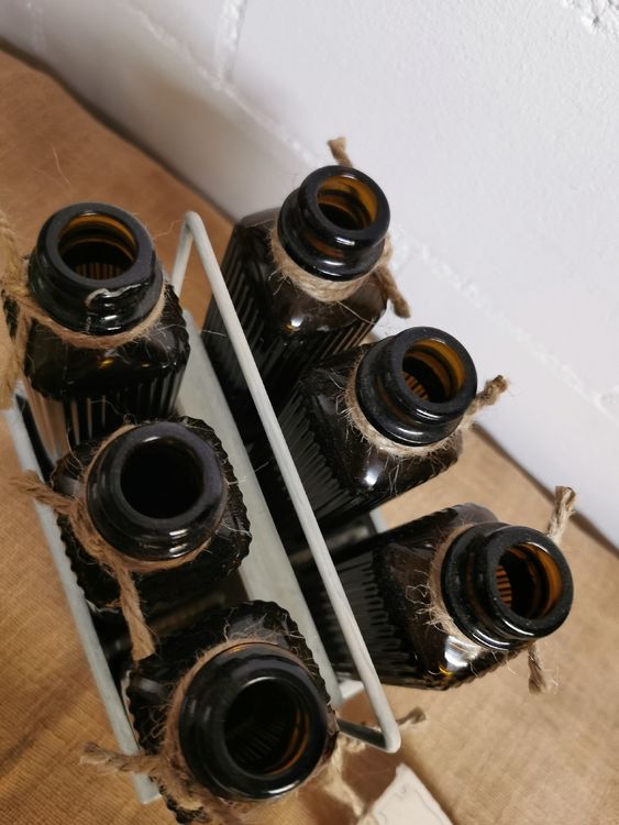 Tisch Deko Flaschen / Vasen Set kleine Harasse (Neu (gemäss Beschreibung)) in Wetzikon ZH für ...