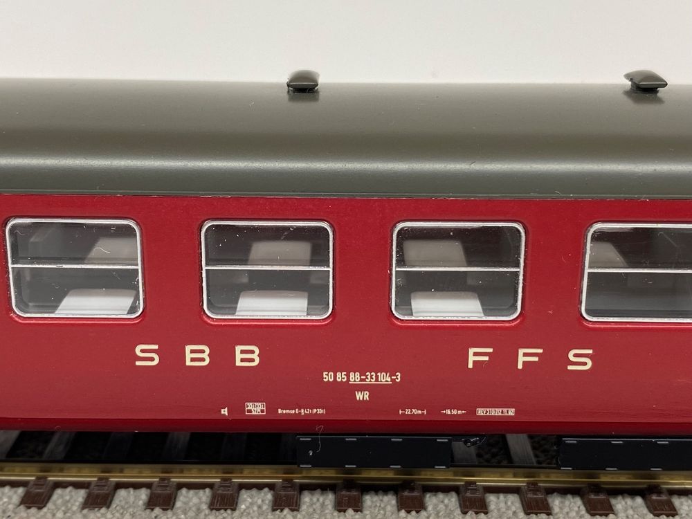 Liliput 875 54 (H0 GS) SBB Leichtstahl-Speisewagen WR (Gebraucht) in Zürich für CHF 25 – mit ...