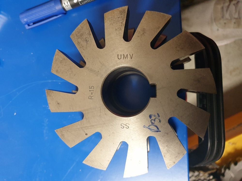 Fräs scheibe 100 x32mm welle Radius 15mm | Kaufen auf Ricardo