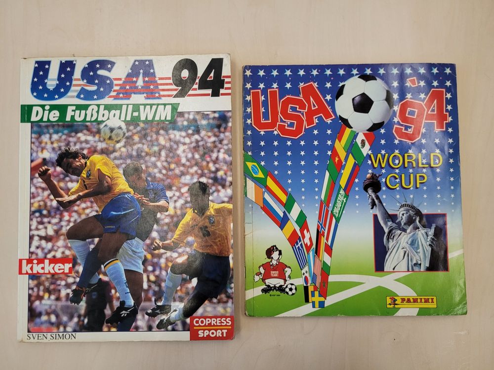 WM 94 Panini Stickeralbum Fussball USA 94 + WM Buch | Kaufen auf Ricardo