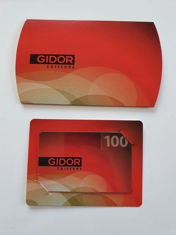 100 CHF Gidor Geschenkkarte Gutschein | Kaufen auf Ricardo