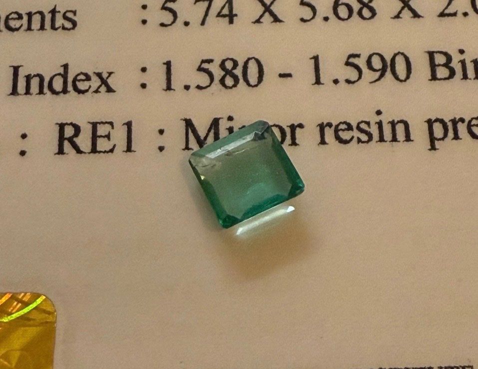 Natürlicher Smaragd Edelstein mit Zert. 💎 Nur ab 1Fr. ! (Neu (gemäss ...