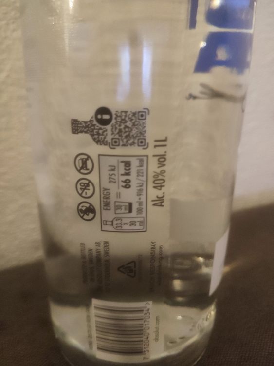 Absolut Vodka 1 Liter (Neu und originalverpackt) in Hergiswil NW für ...